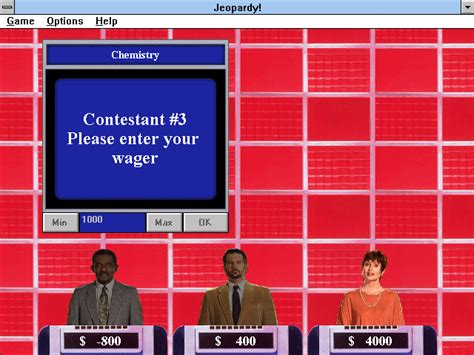 Screenshot Of Jeopardy Windows 16 Bit 1995 Mobygames Screenshot Of Jeopardy Windows 16 Bit 1995 Mobygames