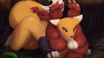 Zonkpunch Renamon X Guilmon