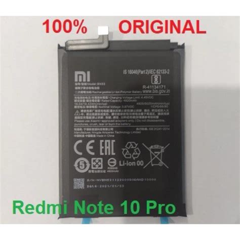 Jual Battery Baterai Batre Xiaomi Redmi Note Pro Note Pro Note Pro Max Bn Original