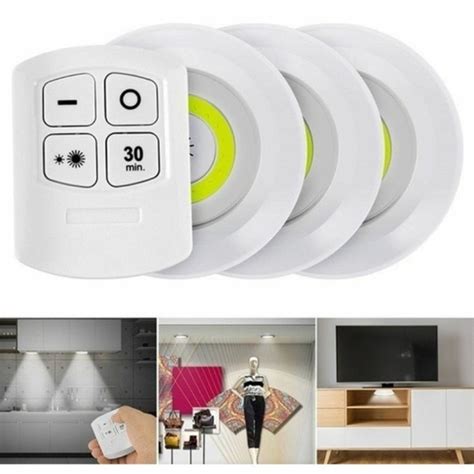 LUMINARIA DE LED COM CONTROLE 3 PÇS