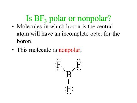 Bf3 Molecule Polar