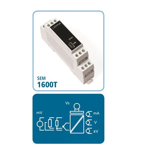 Signal Conditioner For Temperature Probes Pt100 Or Thermocouple