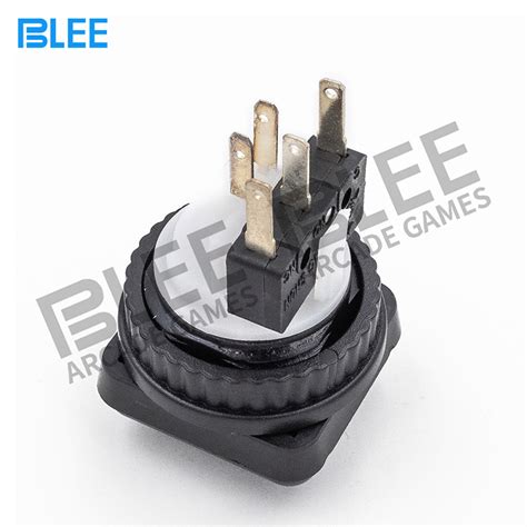 Arcade Square Shape LED Illuminated Push Button With Micro Switch Bleegame