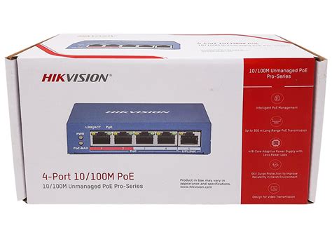 HIKVISION POE SWITCH 4 PORT 3E0109PEC (4 NORMAL + 1 NORMAL UPLINK) 3E0105P