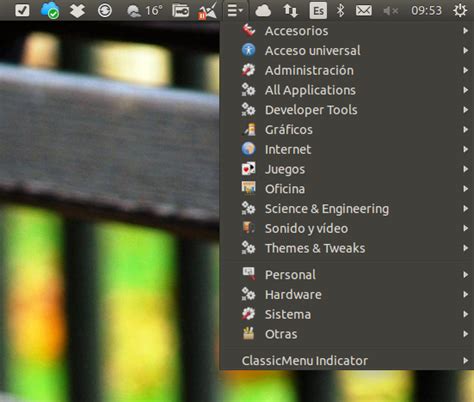 classicmenu indicator en ubuntu trusty tahr atareao con linux
