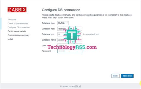 Configure Db Connection Technologyrss