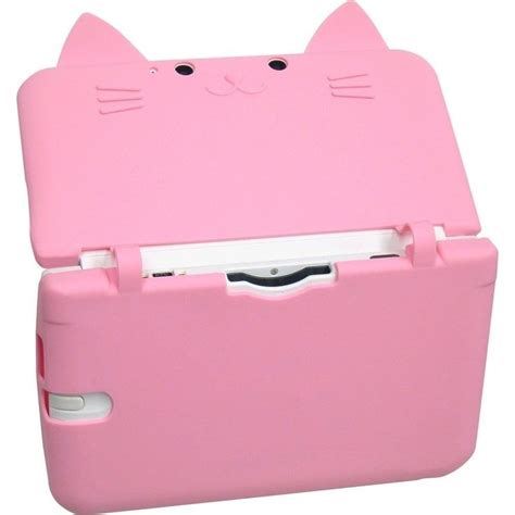 Cute Cat Neko Nyan Nintendo 3ds Ll Xl Silicon Hard Case Cover Pink No