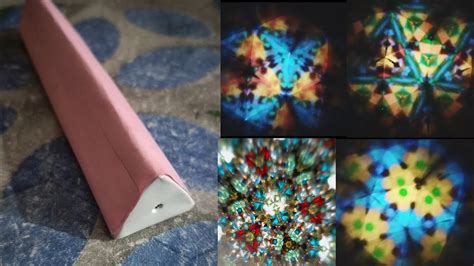 How To Make Kaleidoscope With 3 Scale At Home Diy Kaleidoscope Science Project School Project