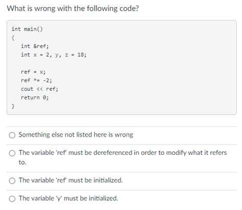 Solved Given The Following Void Foo Const Int