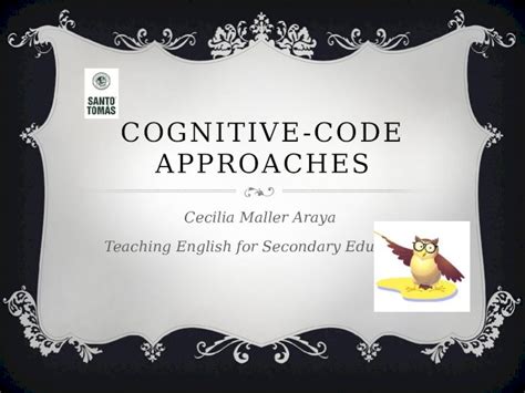 PPTX Cognitive Code Approaches DOKUMEN TIPS
