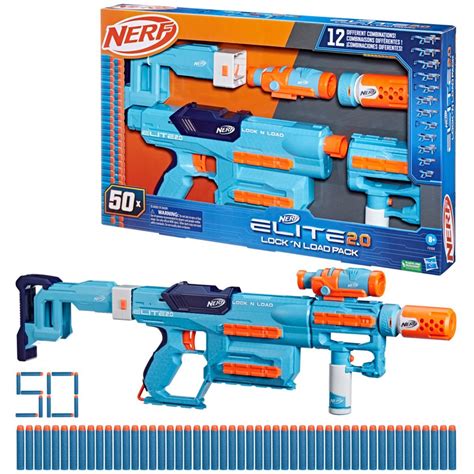 Nerf Elite 20 Lock N Load Pack 1 Nerf Blaster