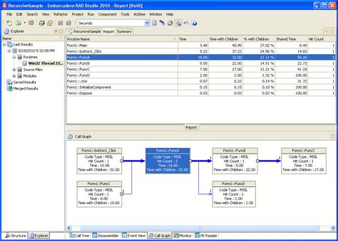 Profiling Recursive Routines Aqtime Documentation