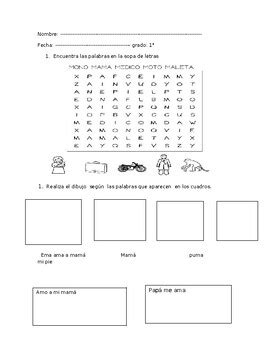Evaluacion Consonantes M Y P By Zinb Chihab Tpt