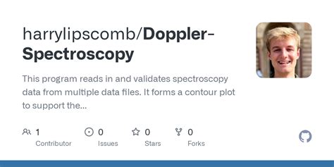 Github Harrylipscombdoppler Spectroscopy This Program Reads In And