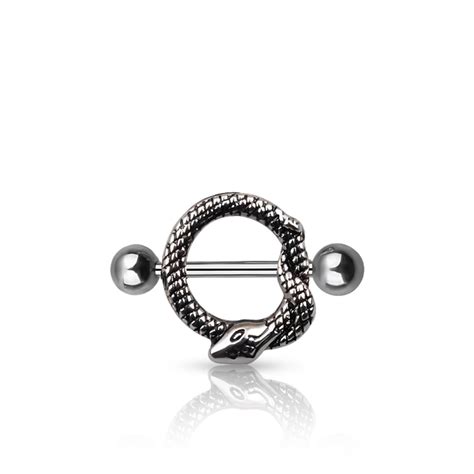 Male Nipple Piercing ~ Infinite Piercing