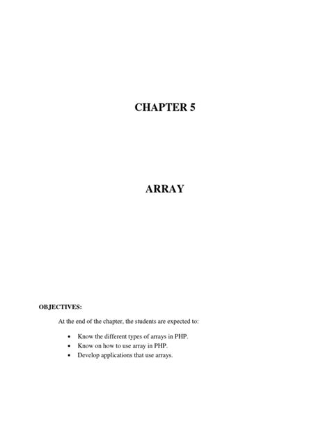 6 Php Manual Pdf Array Data Structure Php