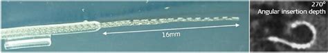 short electrode array with 16 mm length to cover up to 270 of angular