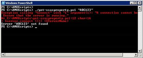discover analysis service s properties using windows powershell and amo
