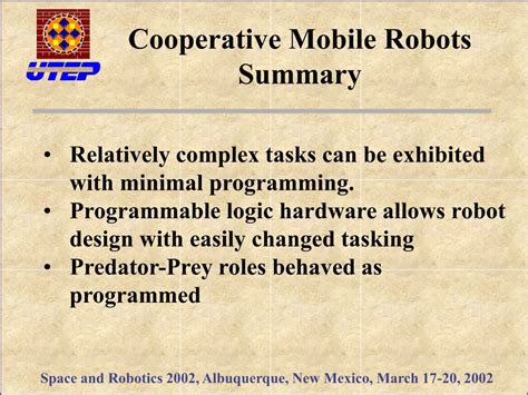 Ppt Design And Implementation Of Cooperative Mobile Robots Powerpoint