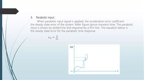 Time Response Analysis Pptx Physics Science