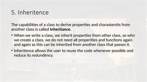 Object Oriented Programming Cheat Sheet Pptx