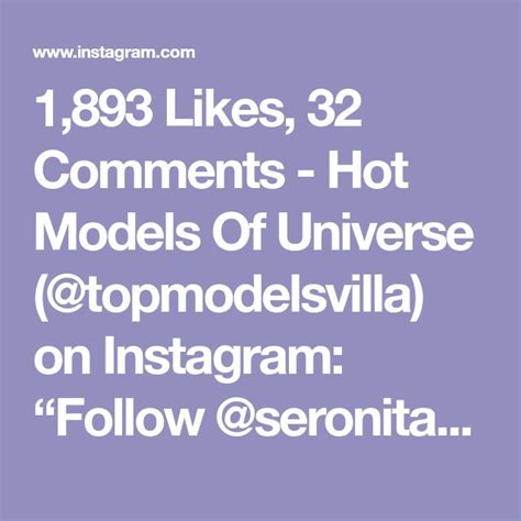 1 893 Likes 32 Comments Hot Models Of Universe Topmodelsvilla On