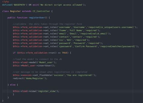 Create A Register And Login System With Codeigniter And Bootstrap Part