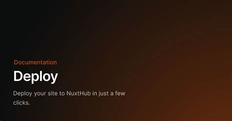 Deploy Startease Docs