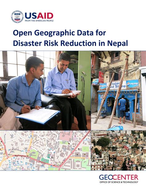 pdf open geographic data for disaster risk reduction in nepal