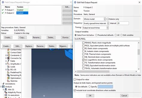 How Can I See Peeq Le And Pe Results In Abaqus Visualization Eng Tips