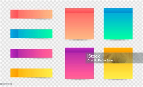 다른 다채로운 포스트 노트 스티커 벡터 컬렉션 그림자 템플릿이있는 스티커 테이프 포스트 노트 용지 텍스트 에 배치합니다 0명에