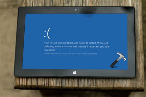 Fix Criticalprocessdied Bsod In Windows 10