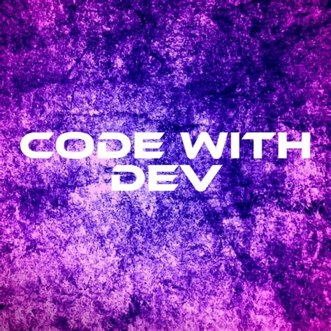 CodeWithDev YouTube