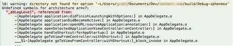 Ios Directory Not Found For Option L Cocoapods Issue Stack