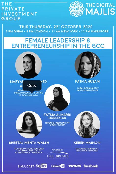 The Private Investment Group This Thursday 22nd October Is Hosting A Online Panel Focusing On