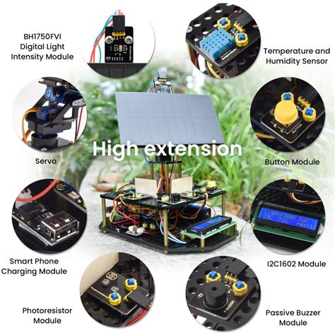 Kit STEM Panneau Solaire pour Arduino Robotisâmes