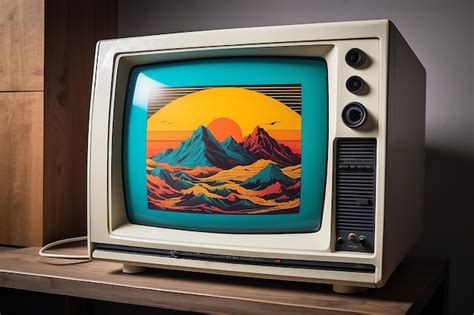 Premium Photo View Of Retro Computer Monitor