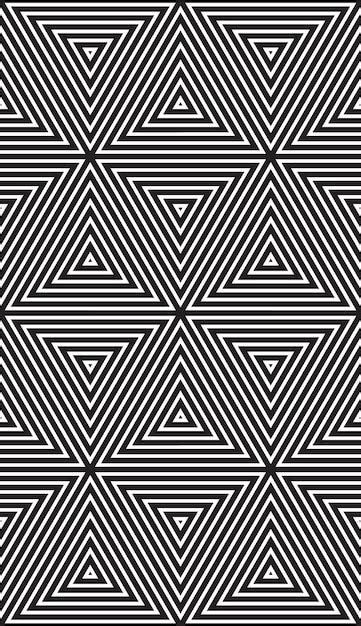 Premium Vector Abstract Geometric Seamless Pattern