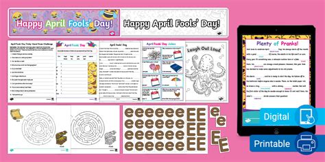 Free April Fools Day Activities Resources Twinkl Usa