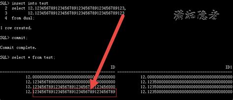 Oracle 中number类型默认的精度和scale问题 潇湘隐者 博客园