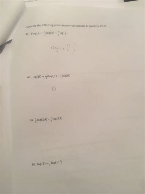 Solved Simplify The Following Expressionsuse Only Positive