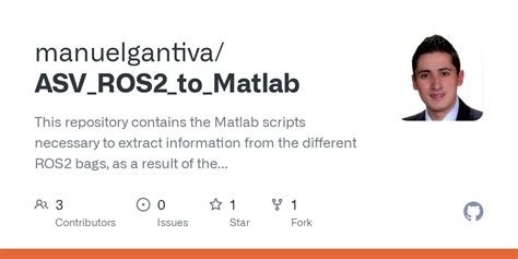 Github Manuelgantivaasvros2tomatlab This Repository Contains The