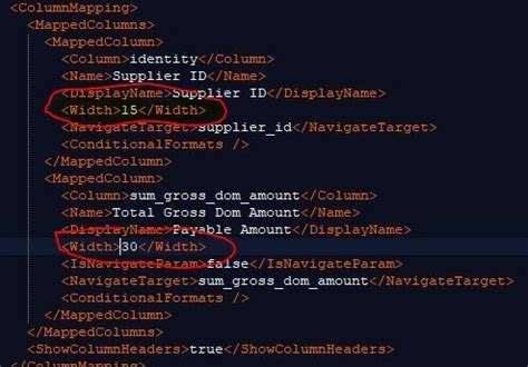 Lobby Element Column Width IFS Community