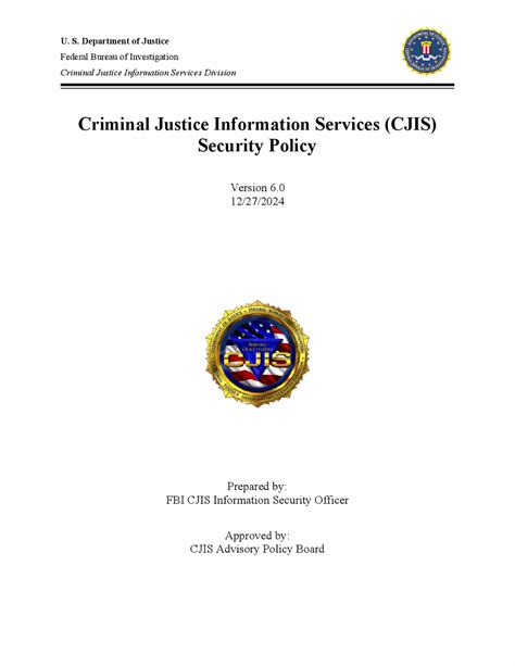 Cjis Security Policy V6 0 2024 12 27 — Le