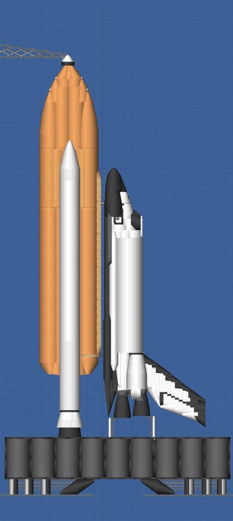 Realistic Space Shuttle Blueprint by vectaverse : r/SpaceflightSimulator