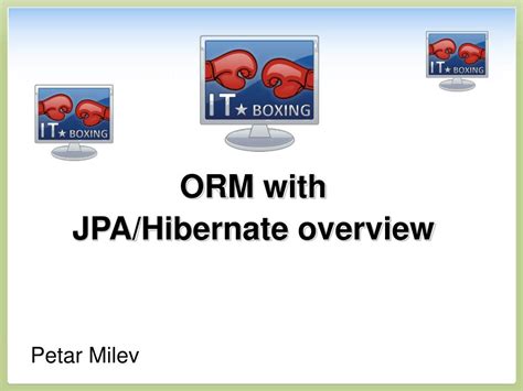 Ppt Comprehensive Overview Of Orm With Hibernate Jpa Powerpoint Presentation Id