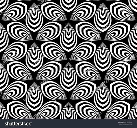 Linear Vector Pattern Repeating Abstract Black Stock Vector Royalty Free 1612409638 Shutterstock