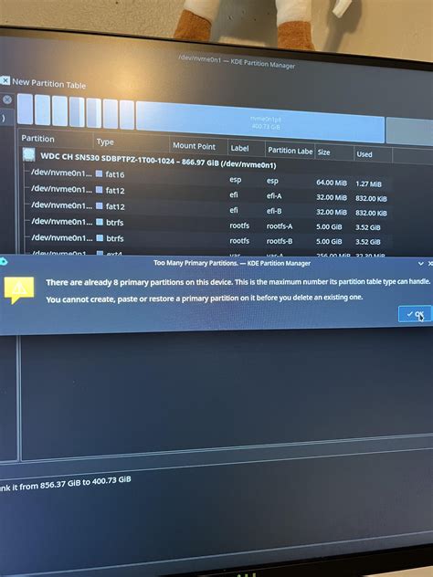 trying to dual boot windows but i get this error when creating a