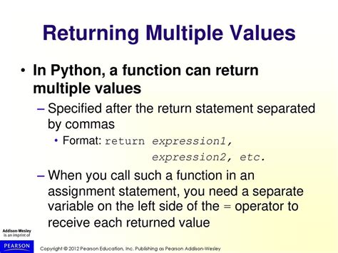 Topics Introduction to Value-returning Functions: Generating Random Numbers Writing Your Own ...