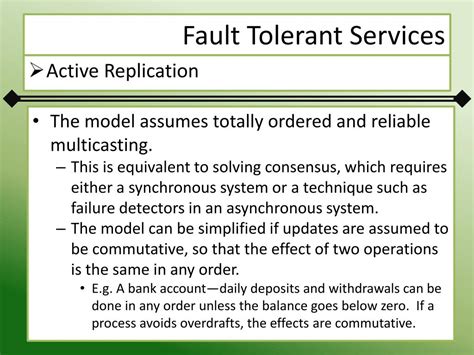 ppt fault tolerance and replication powerpoint presentation free